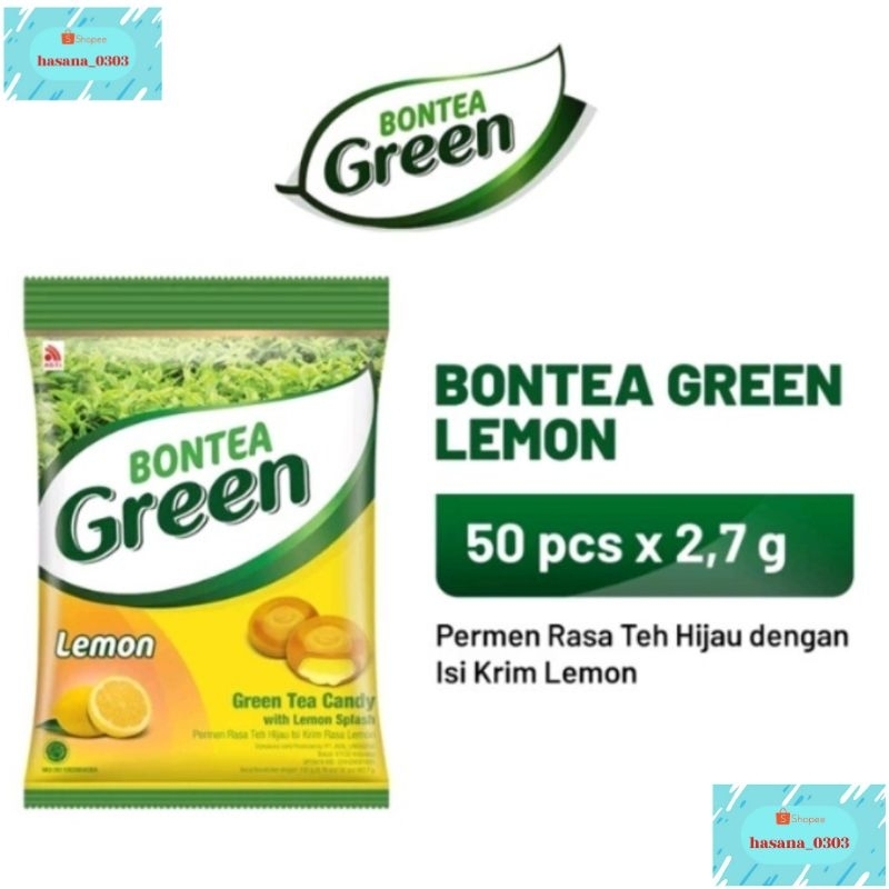 Jual Permen BONTEA Green Lemon 1 Bag (50 x 2.7 gr) | Shopee Indonesia