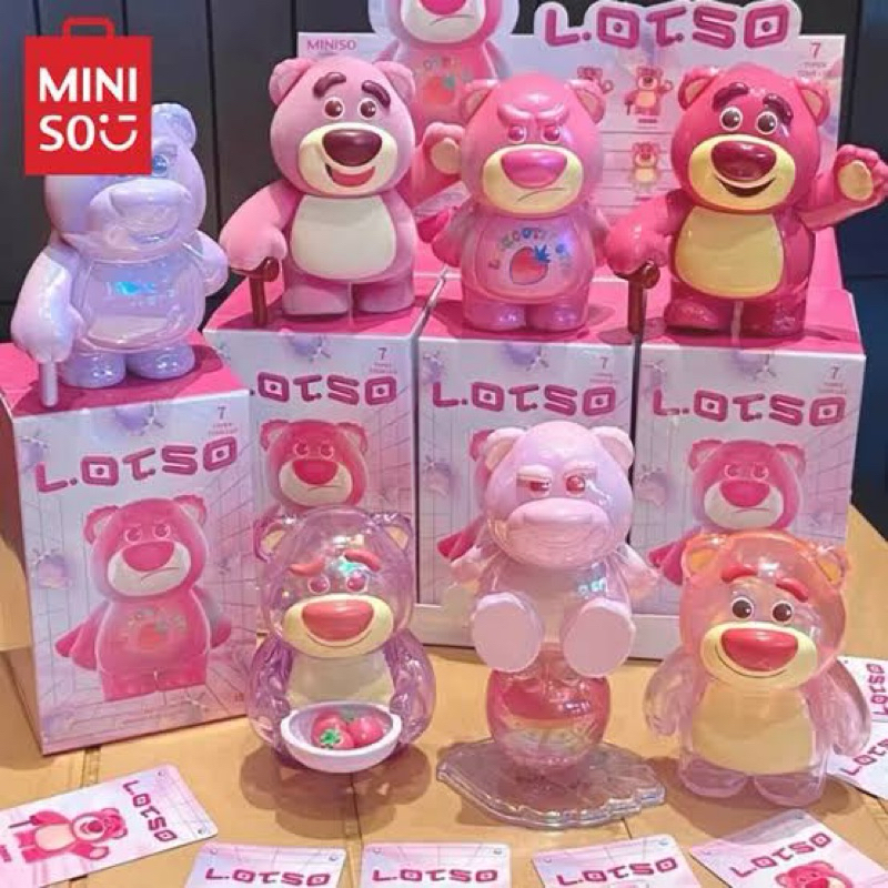 Jual MINISO Disney Toy Story Variety Lotso Confirmed Blind Box Figure ...