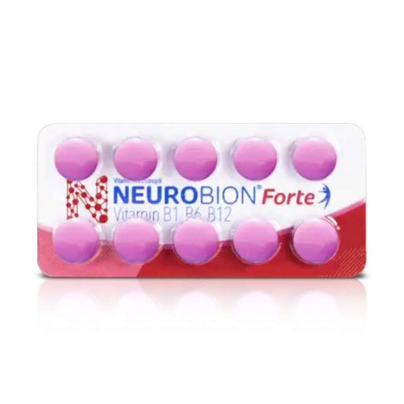 Jual Neurobion Putih Biru / Neurobion Forte Pink Strip - Vitamin B1, B6 ...