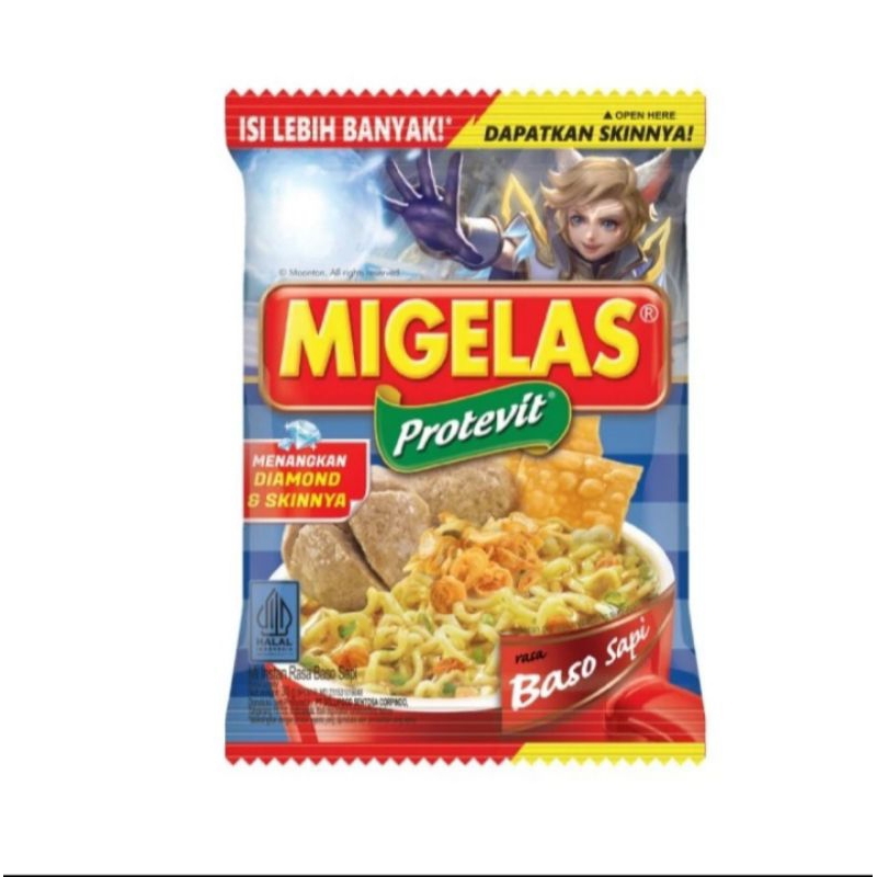 Jual MiGelas Mi Instant Rasa Baso Sapi 1 Renceng isi 10 Sachet | Shopee ...
