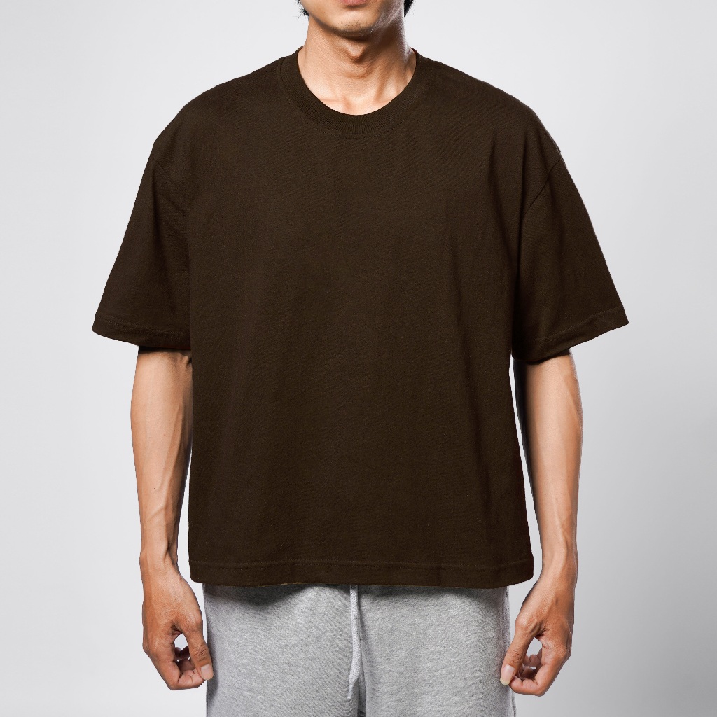 Jual Cottonsupply Boxy Crop Tshirt Kaos Boxy Fit Cotton 24s | Shopee ...