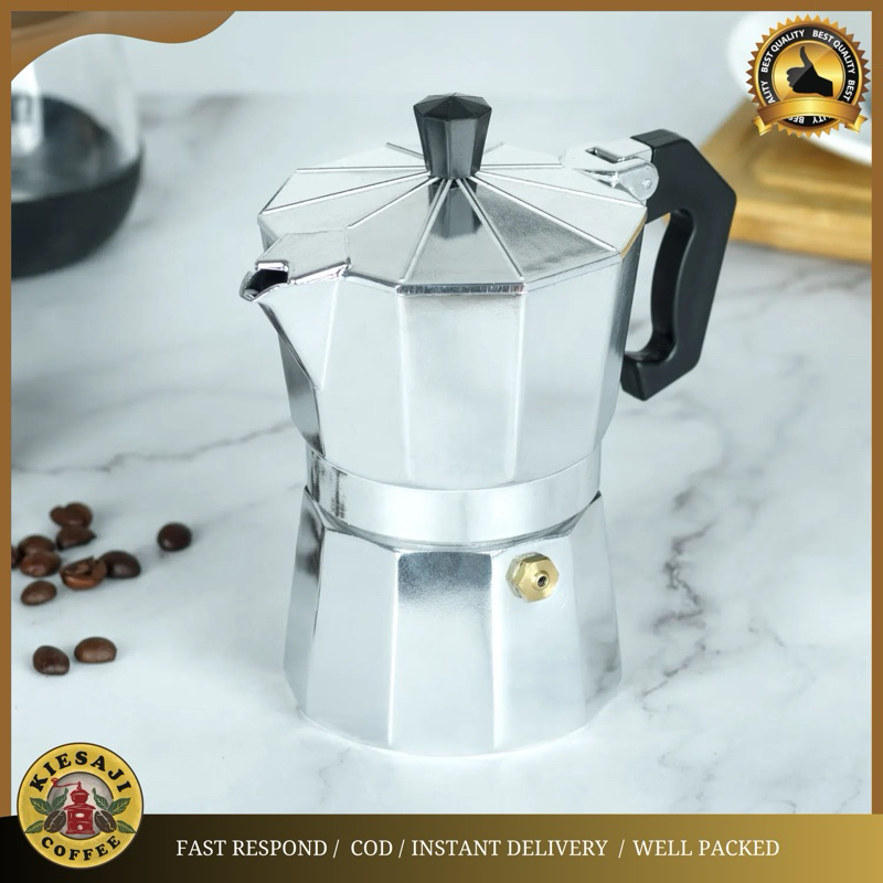 Jual Moka Pot Teko Stovetop Filter 2 6 9 12 CUP COFFEE MAKER Mocapot ...