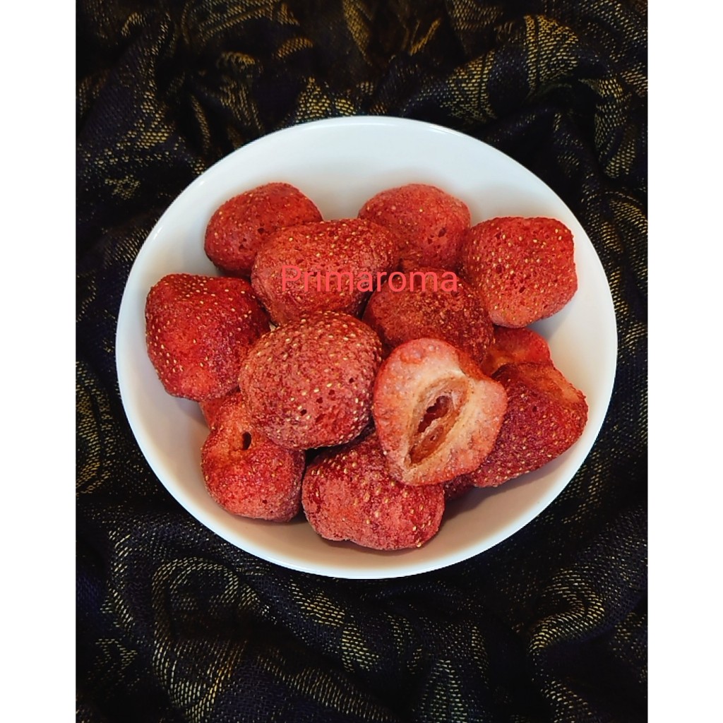 Jual Primaroma Strawberry Freeze-dried cemilan 30gram snack buah stroberi Kering Camilan Food ...