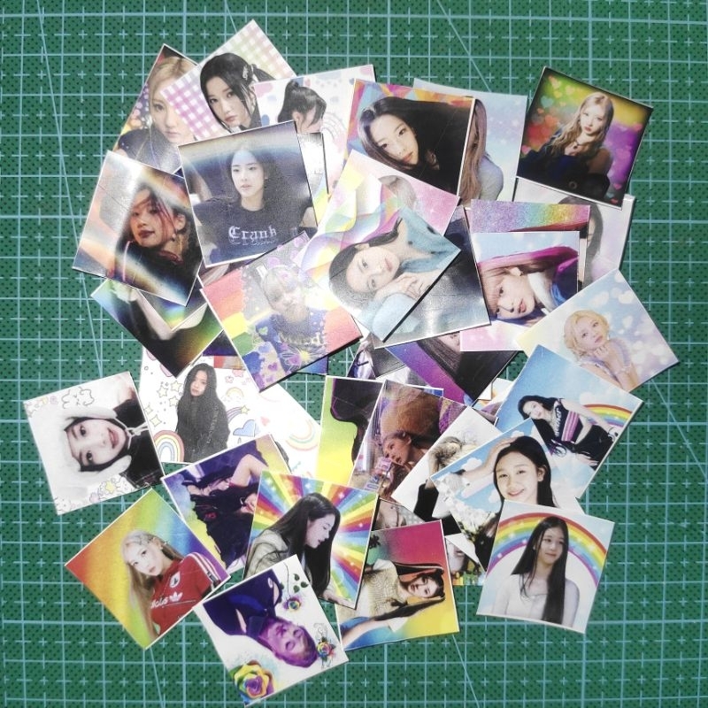 Jual Sticker KPOP Korea Stiker ala Sellkor Seller Photocard Freebies Ukuran 3x3 50 pcs All ...
