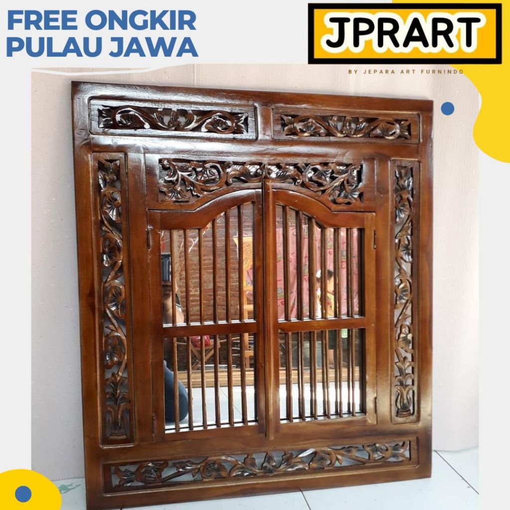 Jual JPRART Cermin Krepyak Kayu Jati | Shopee Indonesia