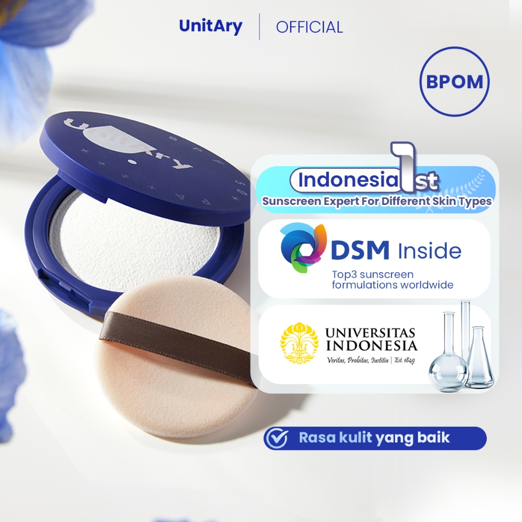 Jual 【Rekomendasi Toko】 UnitAry 2in1 Oil Control Matte Sunscreen Powder UV Brighten Up | with UV ...