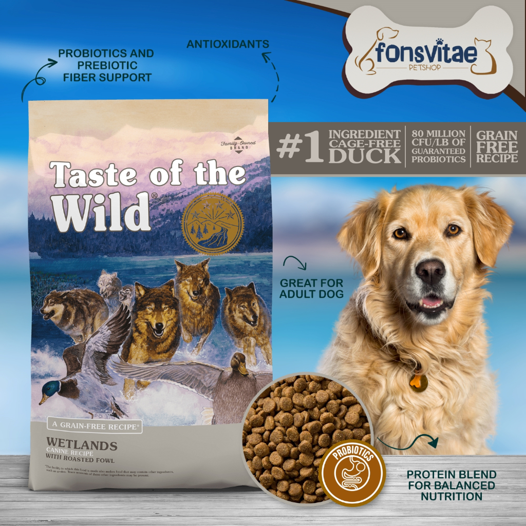 Jual Taste Of The Wild Wetlands with Roasted Fowl 2kg - Makanan Anjing ...