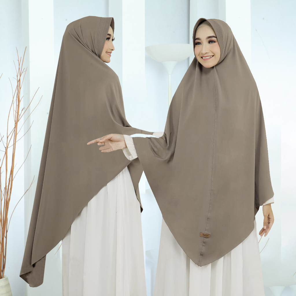Jual BISA COD! Hijab Jumbo Syari Pet Busa Kode JEN Bahan Jersi Super ...