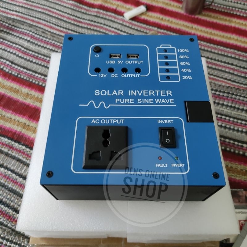Jual Inverter Mini 500 Watt 12 Volt Pure Sine Wave include SCC | Shopee ...