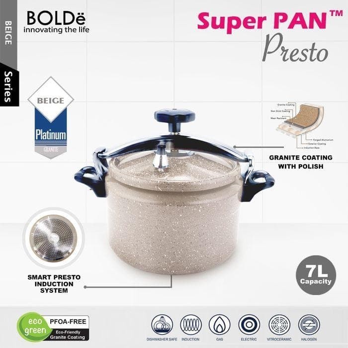 Jual BOLDe Super Pan Presto COOKER 7L Granite Series Panci Presto ...