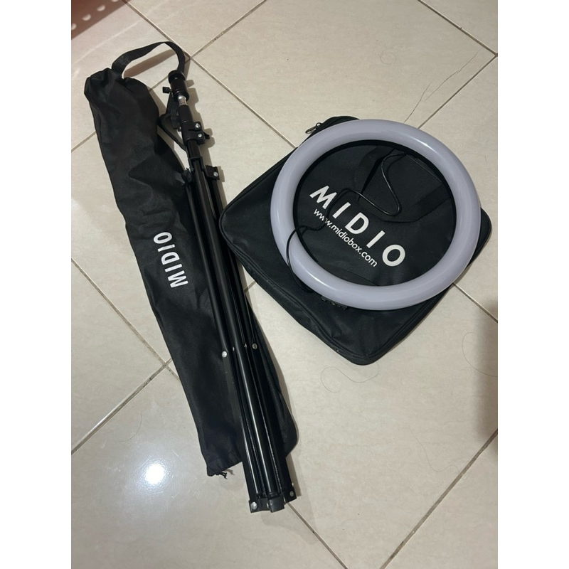 Jual Midio Ringlight and Stand (preloved) | Shopee Indonesia