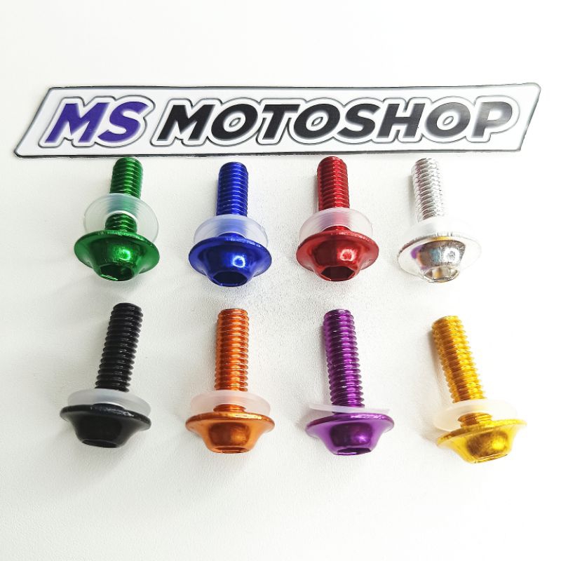 Jual BAUT MIRROR BLANKING BAUT COVER TUTUP SPION + WASHER MODEL ...