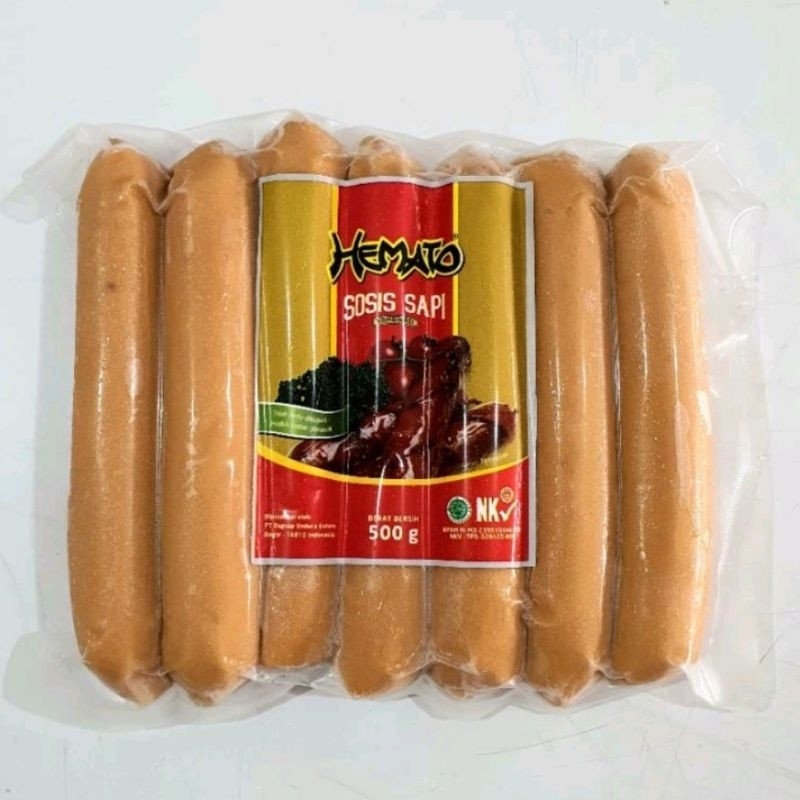 Jual HEMATO Sosis Sapi Bakar Isi 7 | Shopee Indonesia