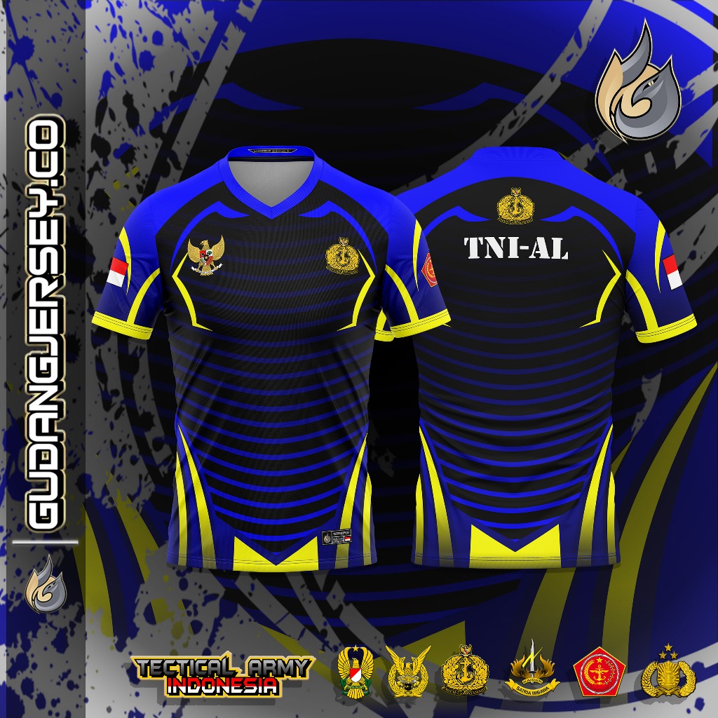 Jual JERSEY TNI AD / TNI AL / TNI AU / POLRI FREE CUSTOM LOGO | Shopee ...