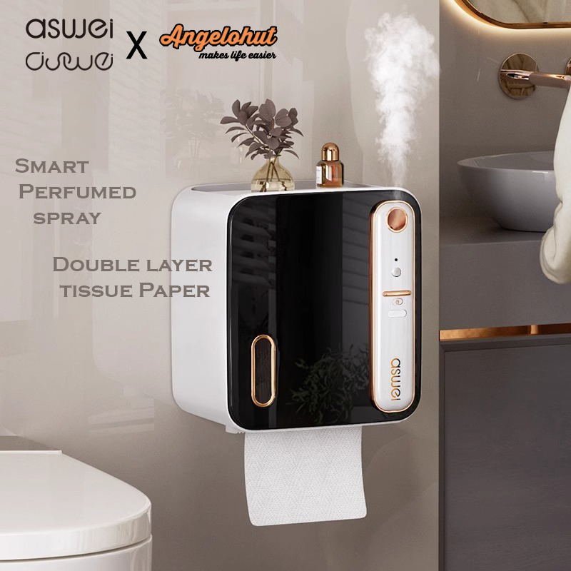 Jual Aswei A121 Rak Tissue Dengan Parfum Automatic Sensor Spray ...