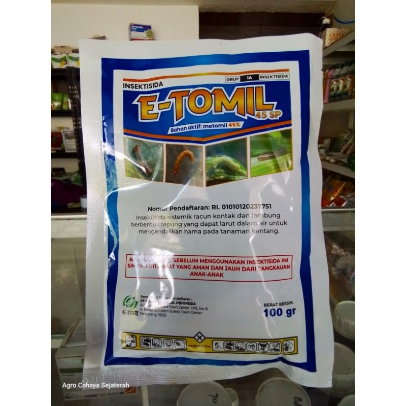 Jual Insektisida ETOMIL 45 SP Metomil 45 % Pembasmi Ulat dan Telur pada ...