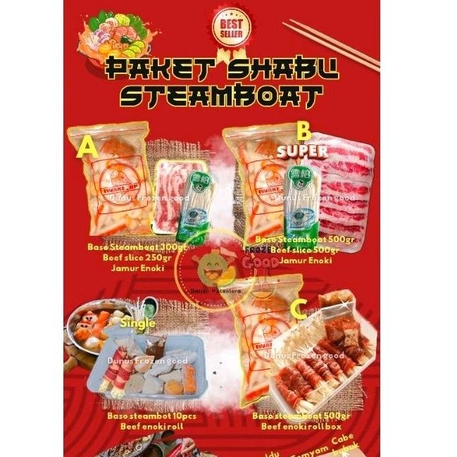 Jual PAKET Hemat SUKI STEAMBOAT SHABU Bundling AUS Beef slice HALAL ...