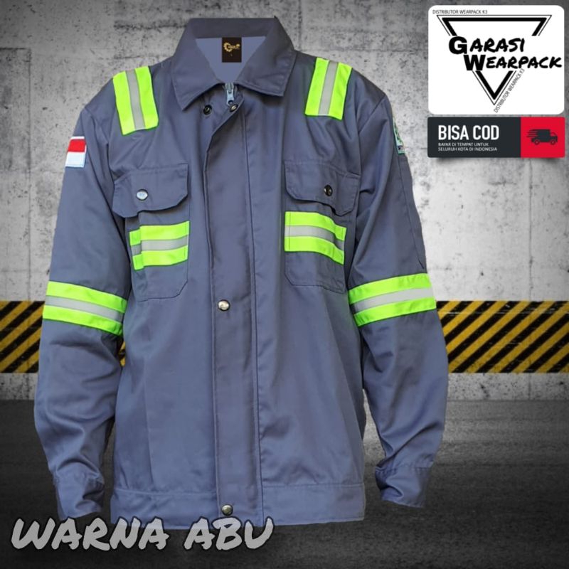 Jual Pakaian Kerja Safety/ Wearpack Safety Atasan/ Lengan Panjang / APD ...