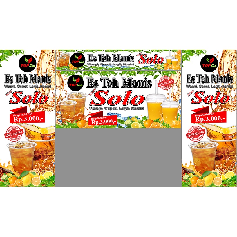 Jual Stiker es teh manis solo | Shopee Indonesia
