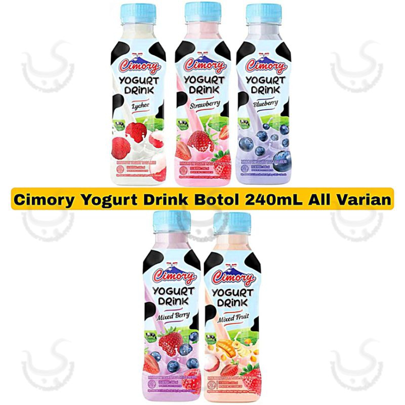 Jual Cimory Yogurt Drink Botol 240mL All Varian | Shopee Indonesia