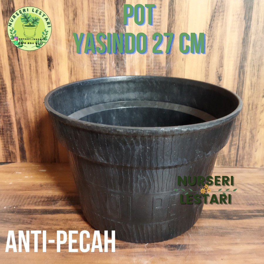 Jual Pot Karet Anti Pecah Yasindo Kuda Mas 27 cm | Shopee Indonesia
