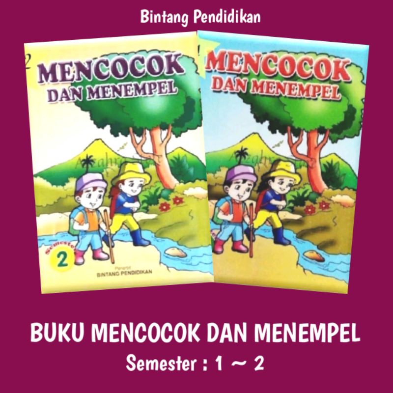 Jual BUKU MENCOCOK DAN MENEMPEL | BUKU TK DAN PAUD | Shopee Indonesia