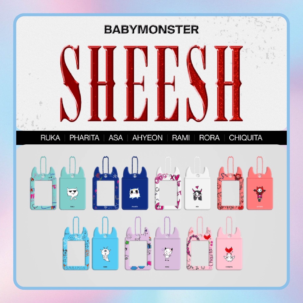 Jual BABY MONSTER - DP SHEESH OFFICIAL MERCH - PHOTOCARD HOLDER ...