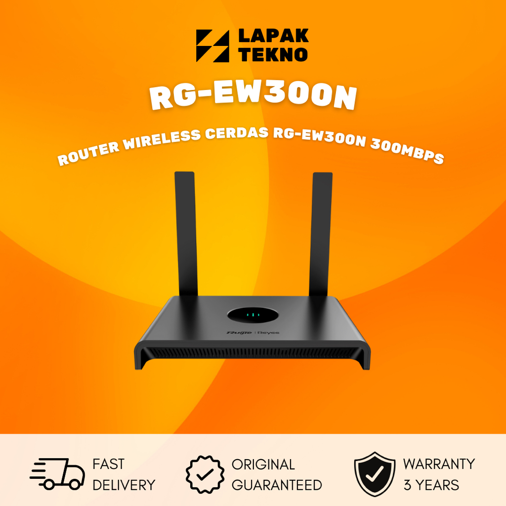 Jual Ruijie Reyee RG-EW300N 300MBPS Wireless Router WIFI | Shopee Indonesia