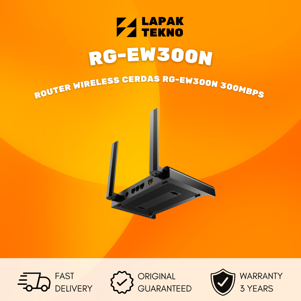 Jual Ruijie Reyee RG-EW300N 300MBPS Wireless Router WIFI | Shopee Indonesia