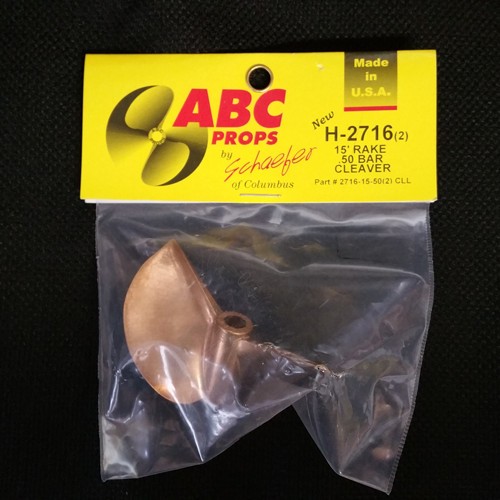 Jual 2716 2 Blade Cleaver Propeller Left – RC Boat Propeller | ABC ...