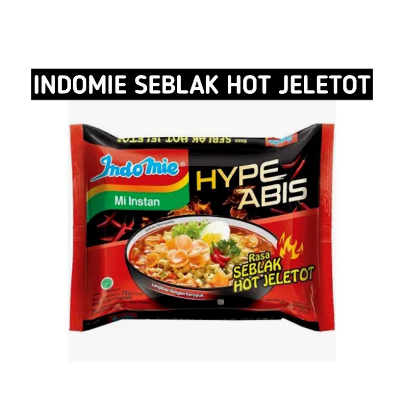 Jual Indomie Seblak Hot Jeletot 75g | Shopee Indonesia