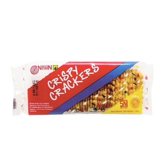 Jual nissin crispy crackers biskuit 140gr | Shopee Indonesia