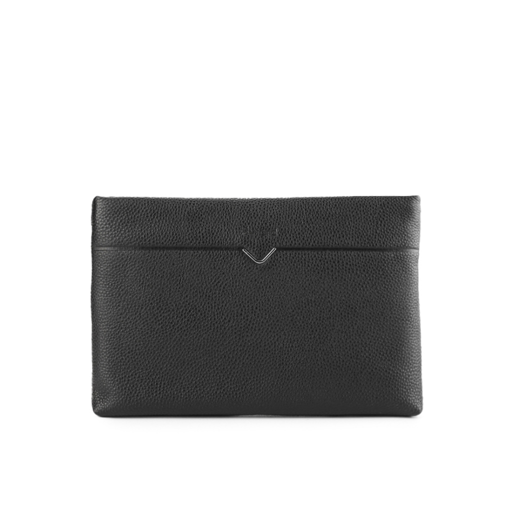 Jual Byford Tas Pria Clutch Hand Bag Pria Kulit Leather Hitam ...
