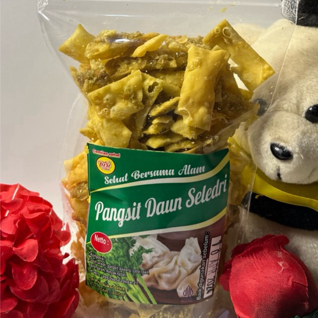 Jual Snack Diet Sayur Pangsit Daun Seledri | Keripik Freeze Dried ...