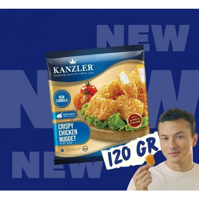 Jual KANZLER Crispy Chicken Naget Nugget 120gr 120 gram (Crispy Bubble ...