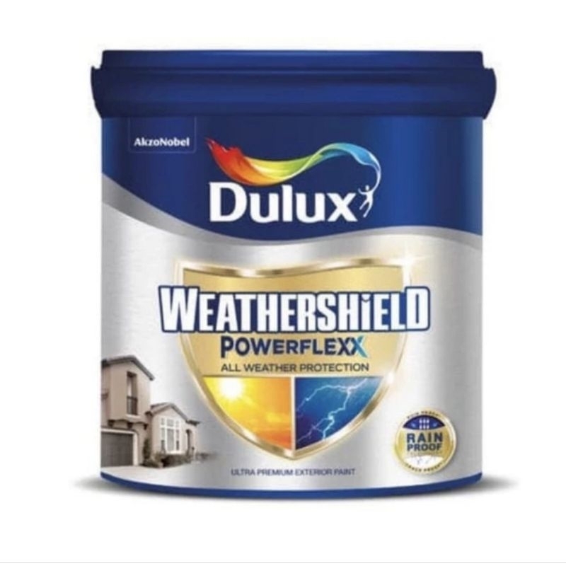 Jual Cat Tembok Dulux Weathershield Powerflex Brilliant White 20 Ltr ...