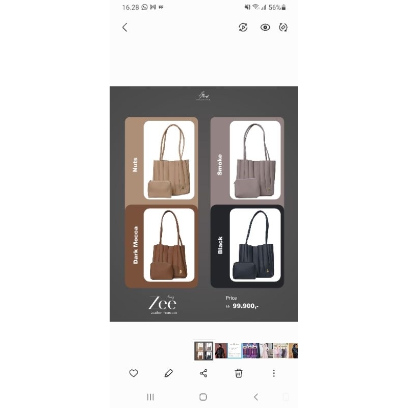 Jual zee bag arrafi | Shopee Indonesia