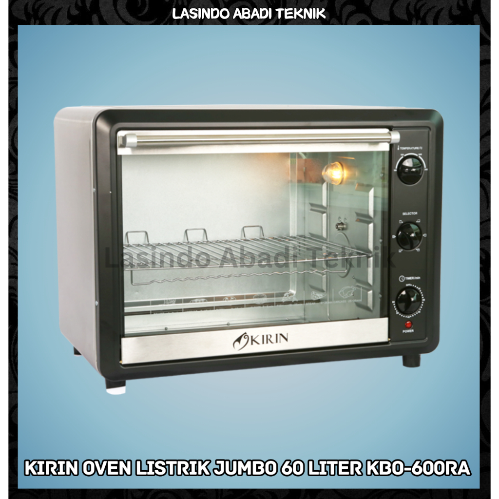 Jual KIRIN Oven Listrik Jumbo 60 Liter KBO-600RA KBO 600 RA | Shopee Indonesia