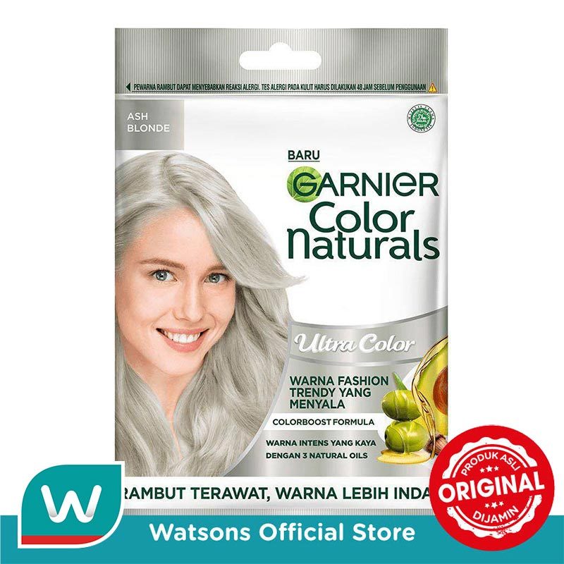 Jual Garnier Hair Color Naturals Ultra Color Ash Blonde | Shopee Indonesia