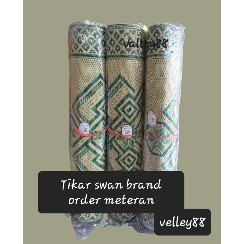 Jual custon Nama tikar roll/tikar gulung swan brand custom nama/Tikar ...