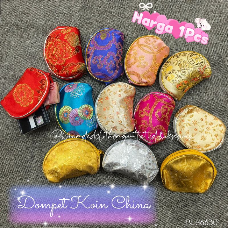 Jual DOMPET KOIN GAYA CHINA / DOMPET MINI RESLETING / DOMPET PERHIASAN ...