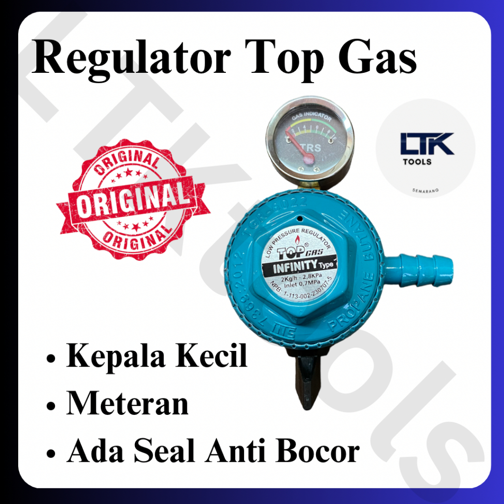 Jual Regulator Gas Infinity Top Gas/ Kepala Regulator Top Gas/ Kepala ...