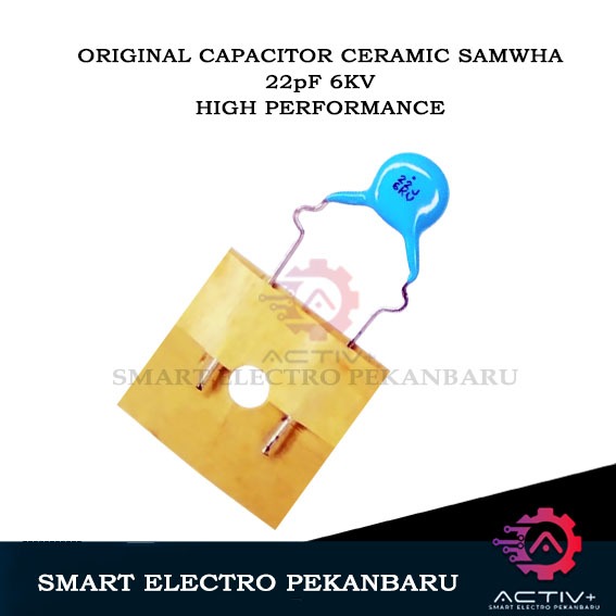 Jual ORIGINAL CAPACITOR 22pF 6KV SAMWHA JAPAN 22J 6KV 6000V CERAMIC ...