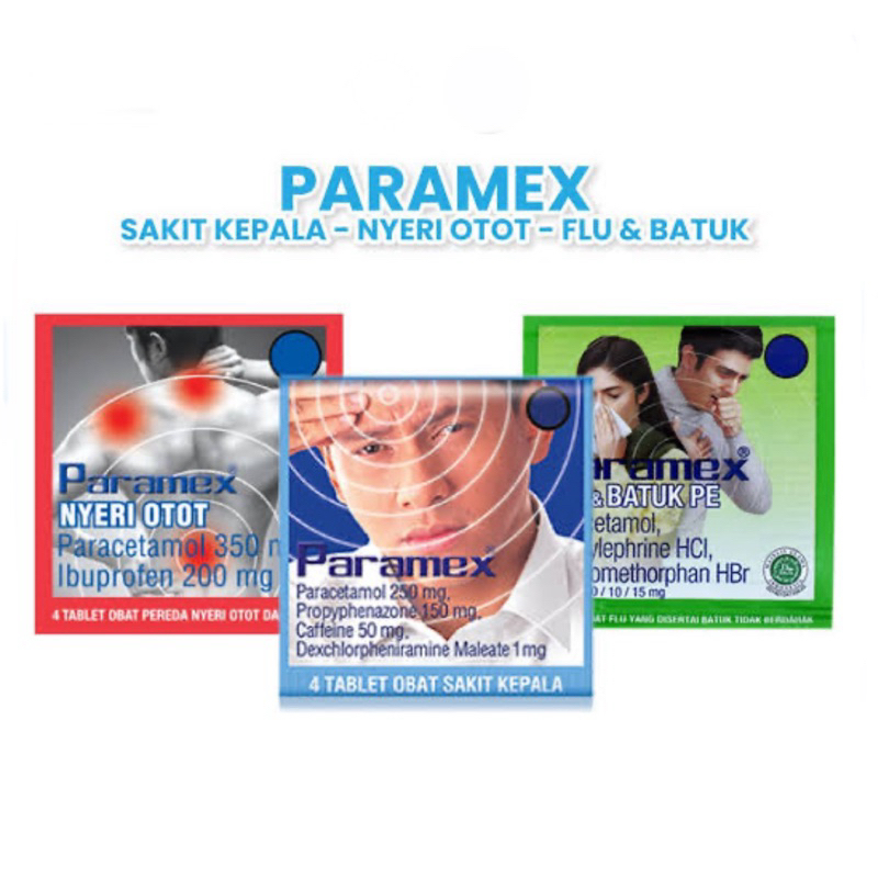Jual Paramex, Paramex Nyeri Otot, Paramex Flu Batuk PE | Shopee Indonesia
