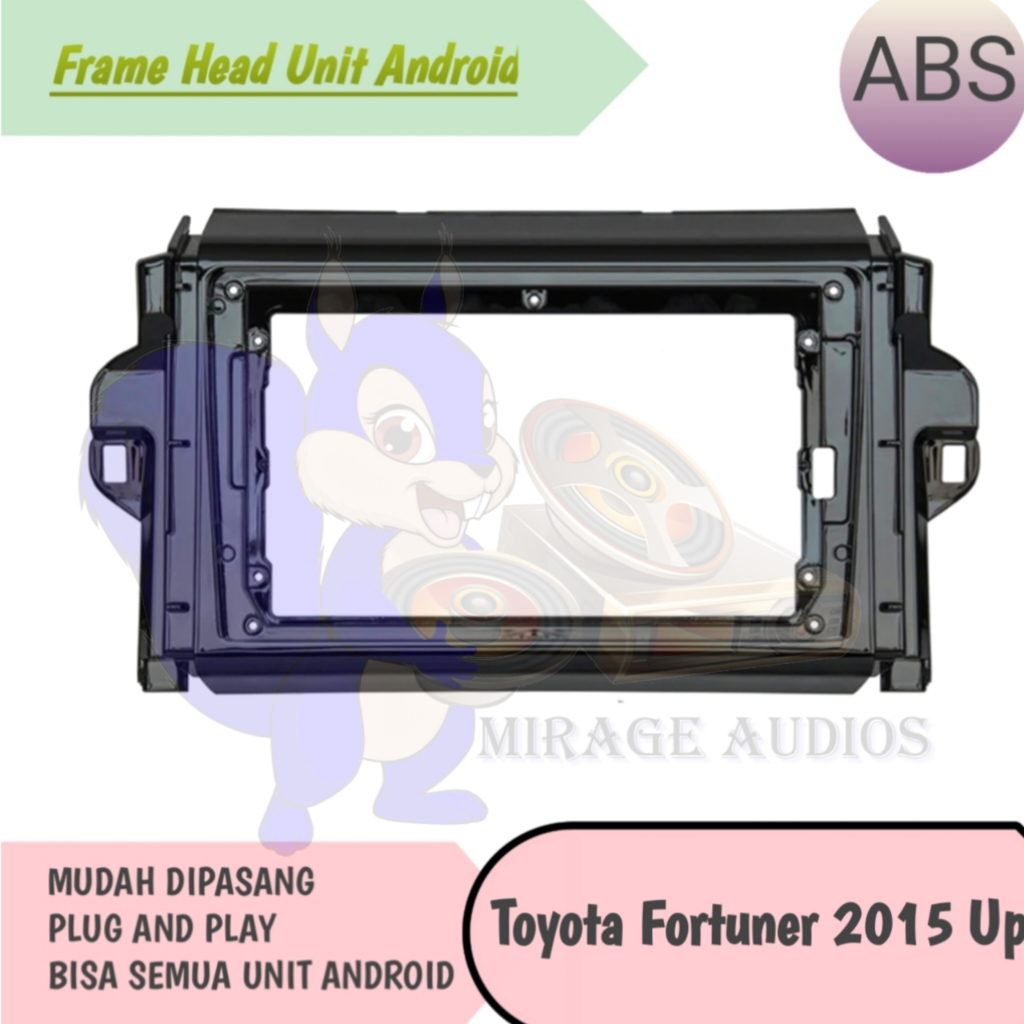 Jual Frame Head Unit Android All New Fortuner 2016 Up 9 inch | Shopee ...