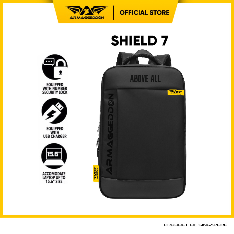Jual Tas Laptop Backpack Armaggeddon Shield 7 [Safety lock] [15.6inch ...