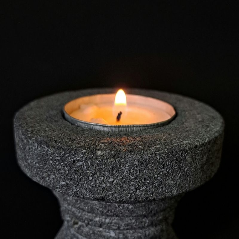 Jual TEMPAT LILIN MINI BAHAN BATU ALAM - Asli Muntilan Magelang ...