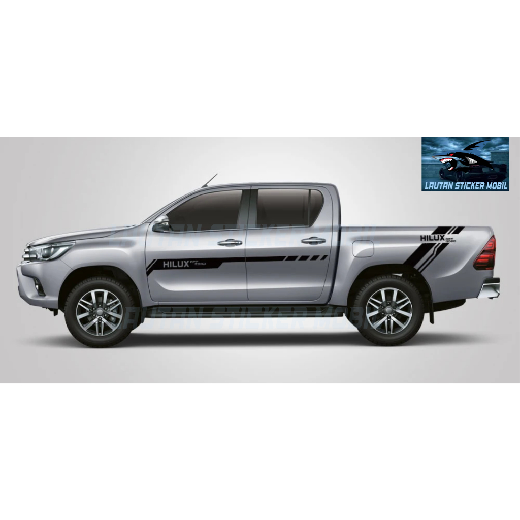 Jual cutting sticker mobil hilux stiker sticker list body samping mobil ...