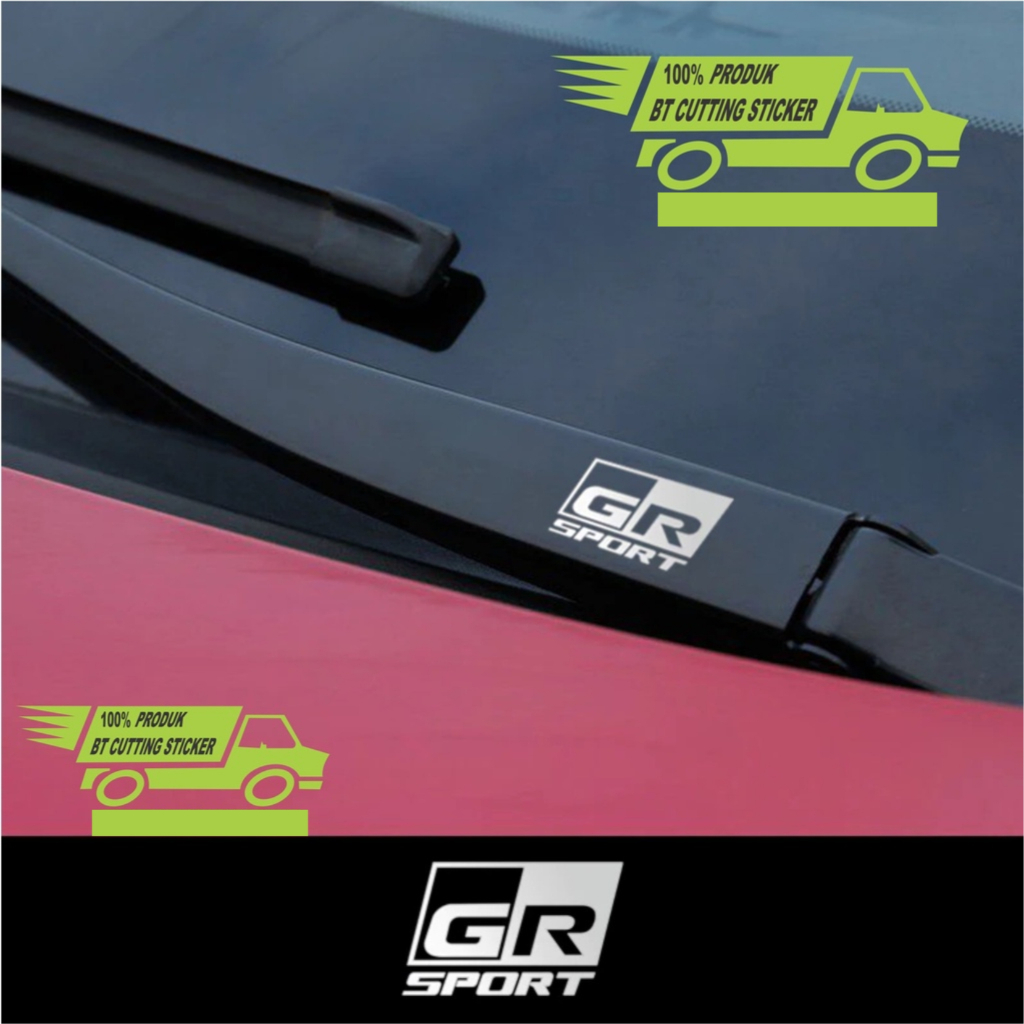 Jual stiker gr sport sticker toyota gazoo racing sticker mobil toyota ...