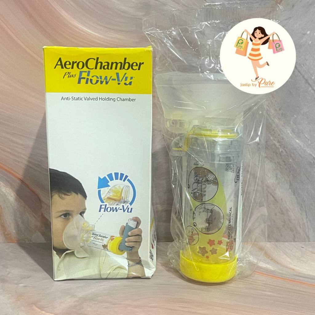 Jual AEROCHAMBER PLUS FLOW VU YELLOW FOR CHILD (UP TO 10 YEARS OLD ...